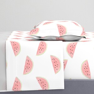 Summer Fruit Sheets Watermelon Seamless on White by Dailymiracles ...