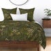 Whimsical Garden Bedding - Moss With Fairyflies by Ramarama - Large ...