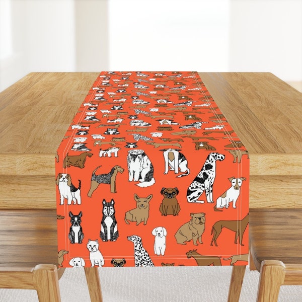 Dogs Table Runner - Etsy