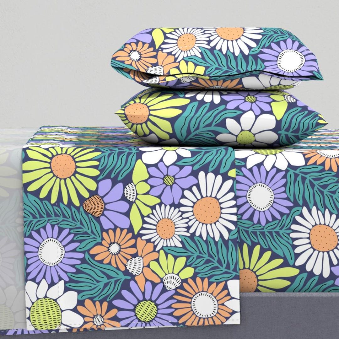 Botanical Sheets - Modern Floral Large by Sandra_hutter_designs ...