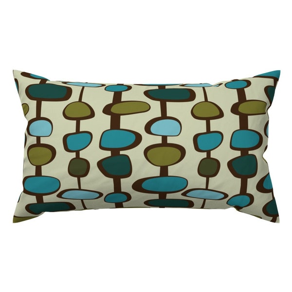 Velvet Mid Century Modern Pillow - Etsy UK