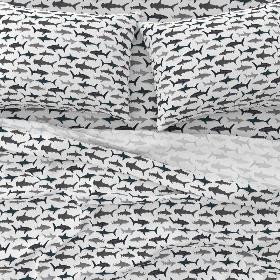 Watercolor Sharks Sheets - Shark Species by Andrea_lauren - Modern ...