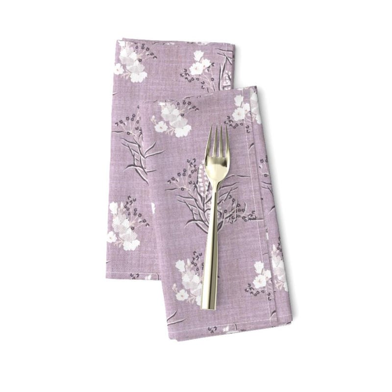 Lilac Napkins - Etsy