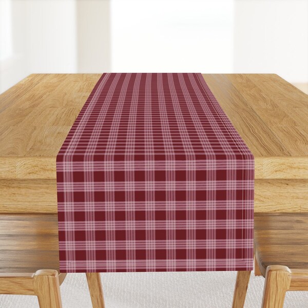 Maroon Table Runner - Etsy