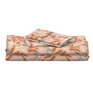 Maximalist Sheets - Malaysian Tiger Pink by Scarlet_soleil - Tiger ...
