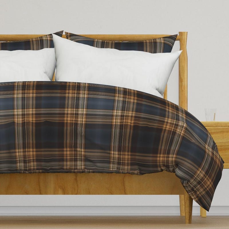 Rustic Plaid Bedding - Etsy