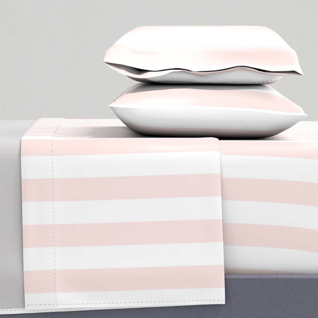 Striped Sheets Blush Stripes by Vivsfabulousmess Nursery Baby Pink ...