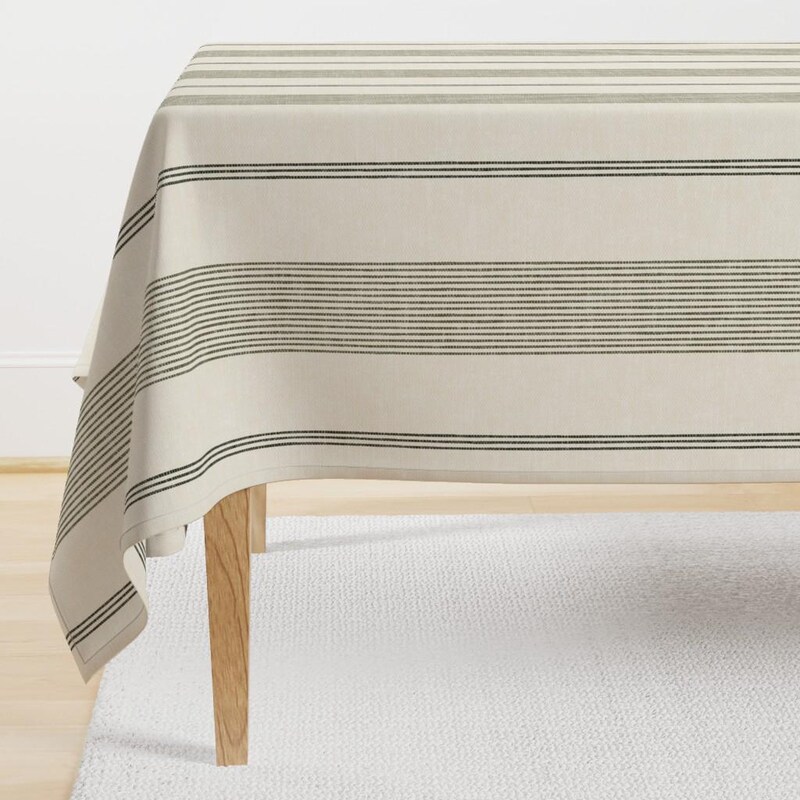 Striped Tablecloth - Etsy
