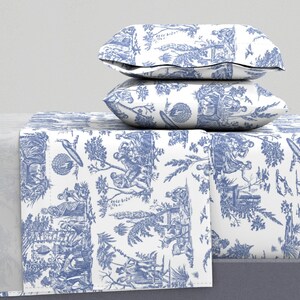 Traditional Toile Sheets Toile by Peacoquettedesigns French Romantic ...