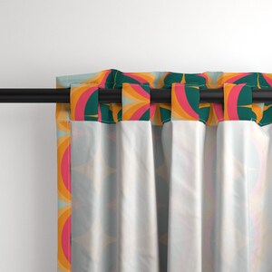 Vintage Stripe Curtain Panel 70's Retro by Annhurleydesign Retro 1970s ...