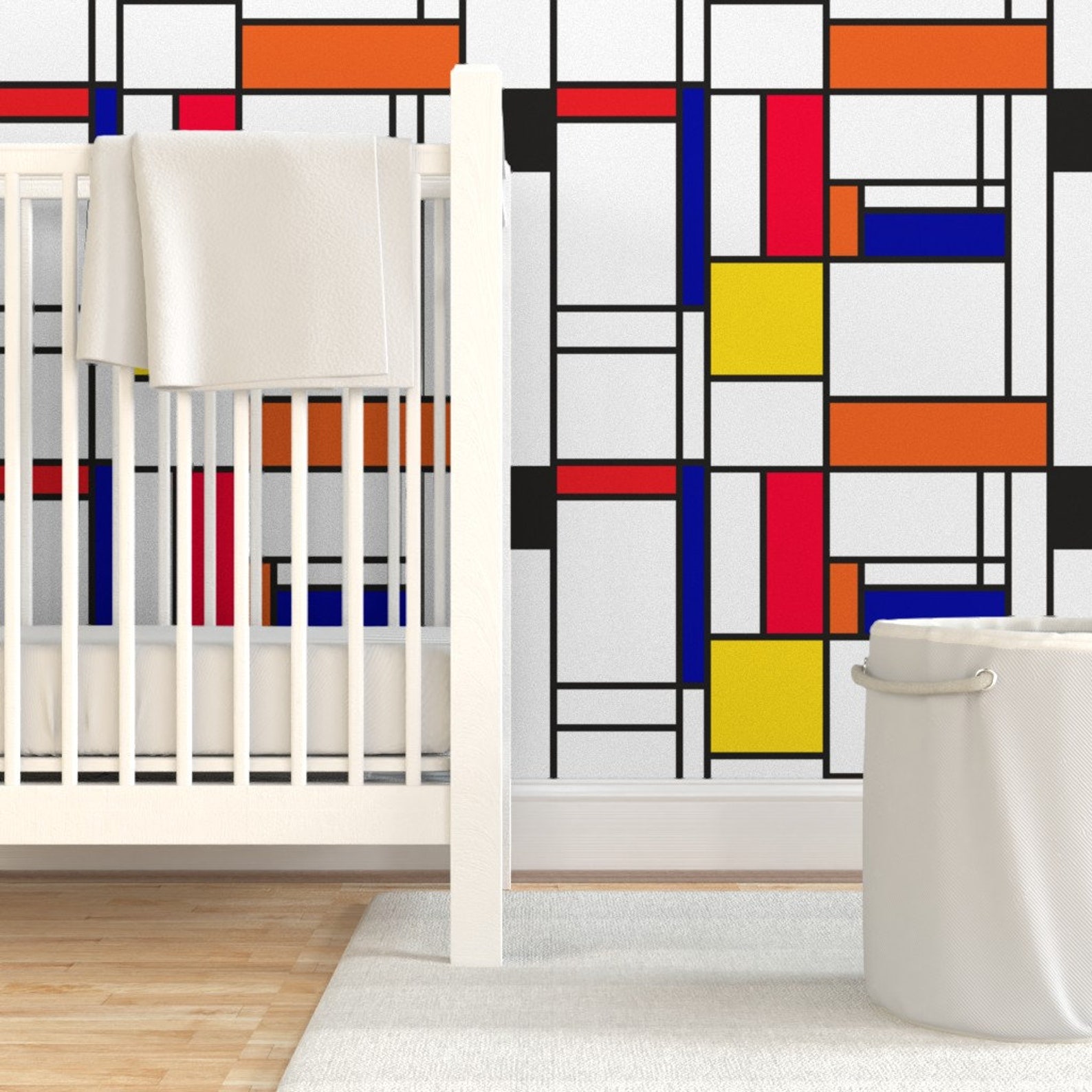 Geometric Commercial Grade Wallpaper Modernist Geo by - Etsy