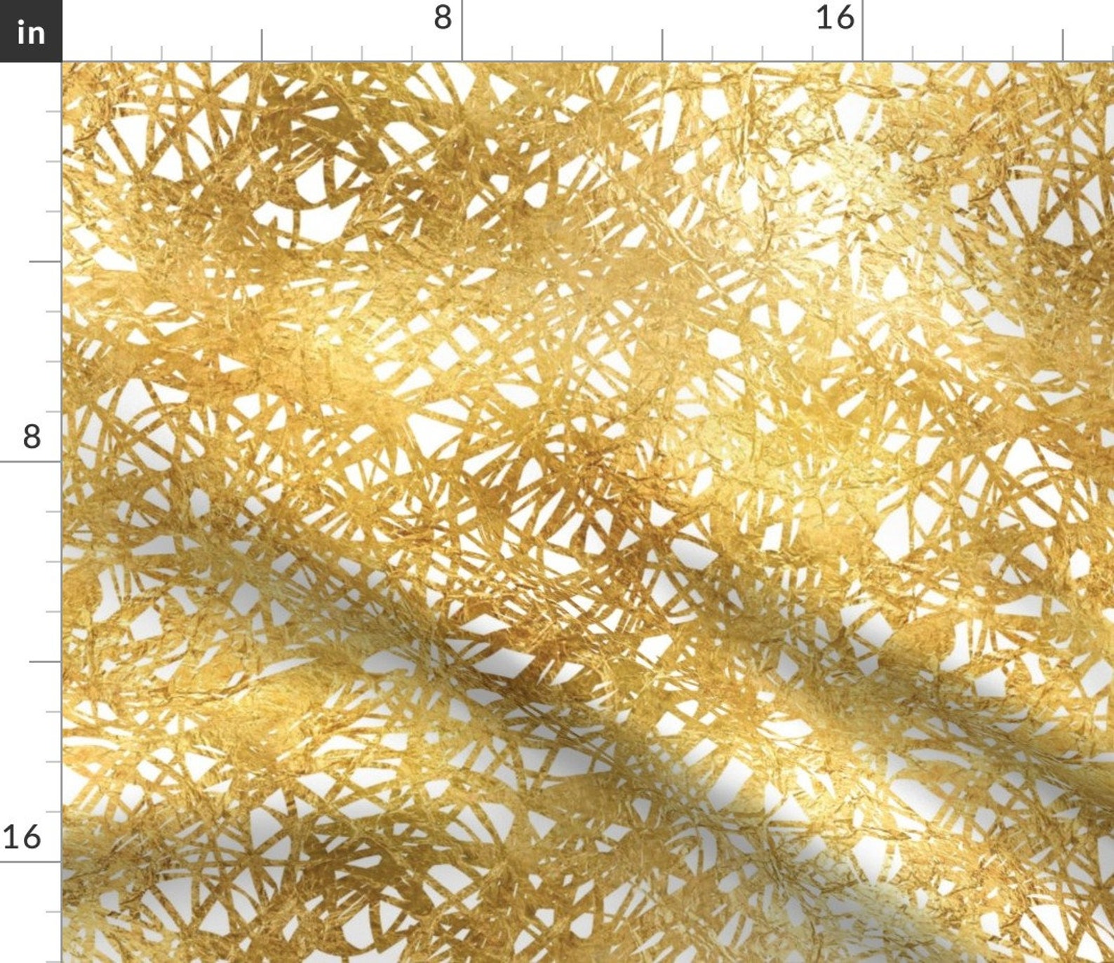 Faux Gold Scribble Dinner Napkins set of 2 Scribble Me - Etsy