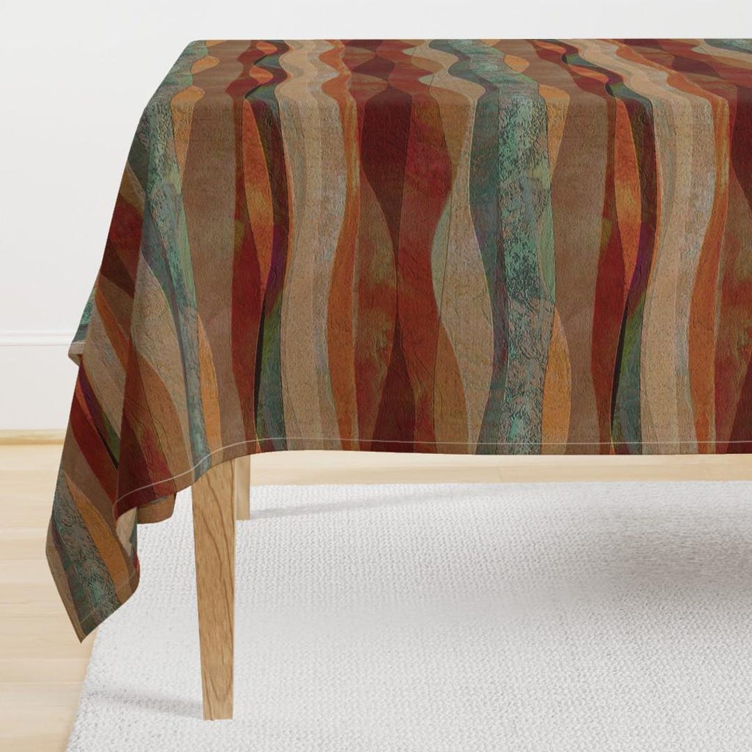 Abstract Landscape Tablecloth - Sandstone Desert by Wren_leyland ...