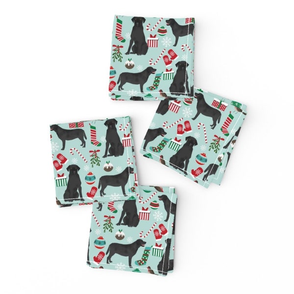 Black Lab Napkins - Etsy