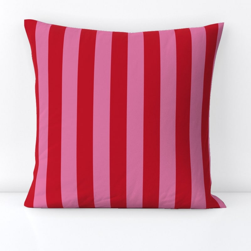 Red and Pink Pillow - Etsy