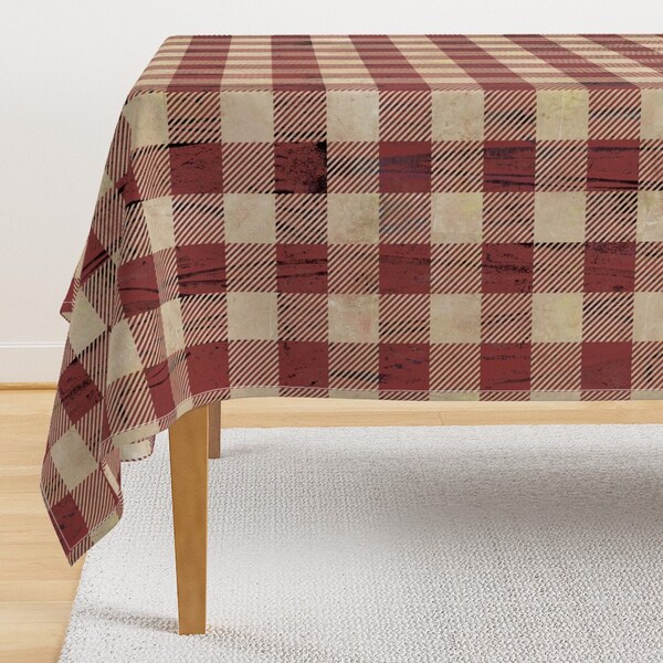 Buffalo Plaid Tablecloth - Etsy