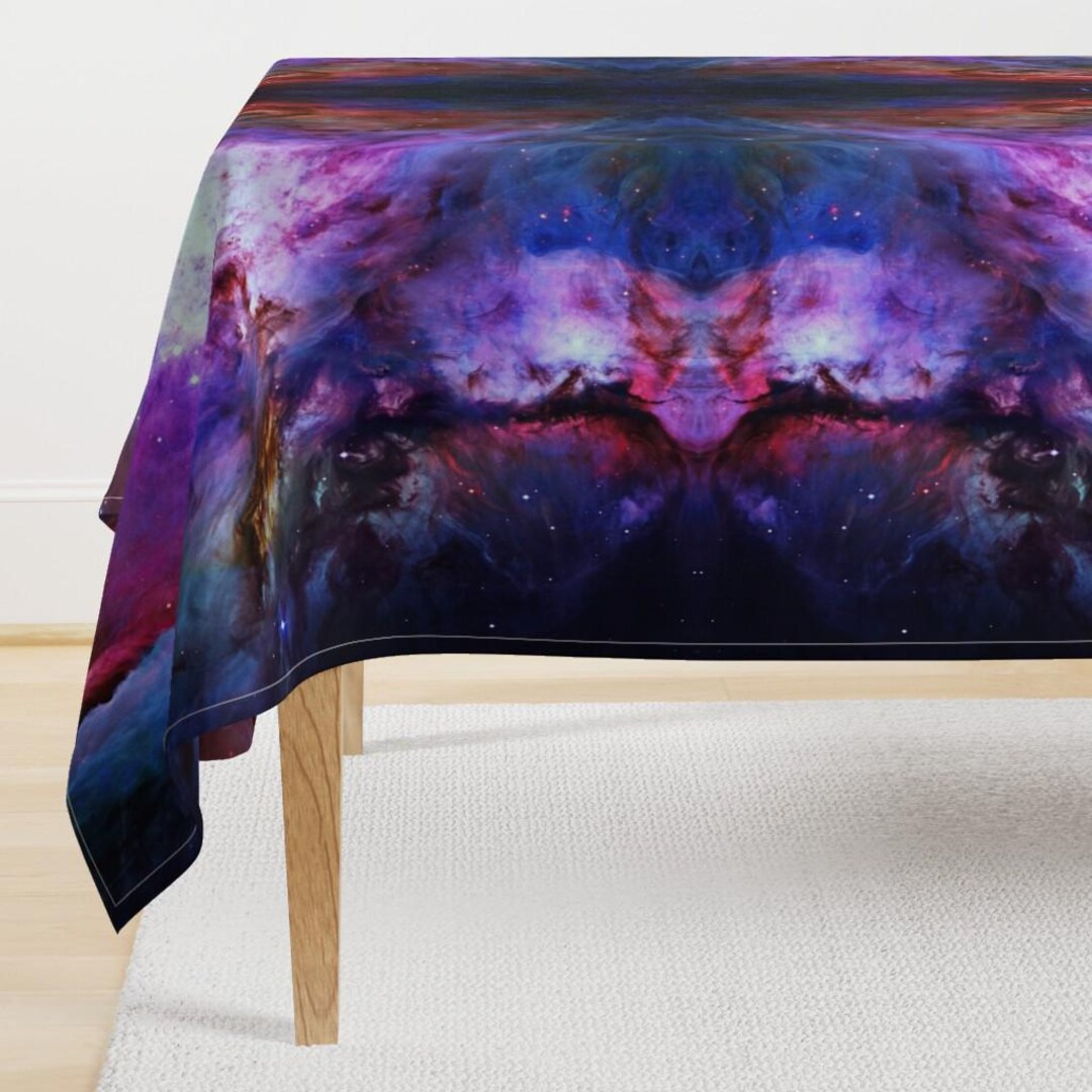 Purple Galaxy Tablecloth Orion Nebula by Azizakadyri Outer Space Stars ...