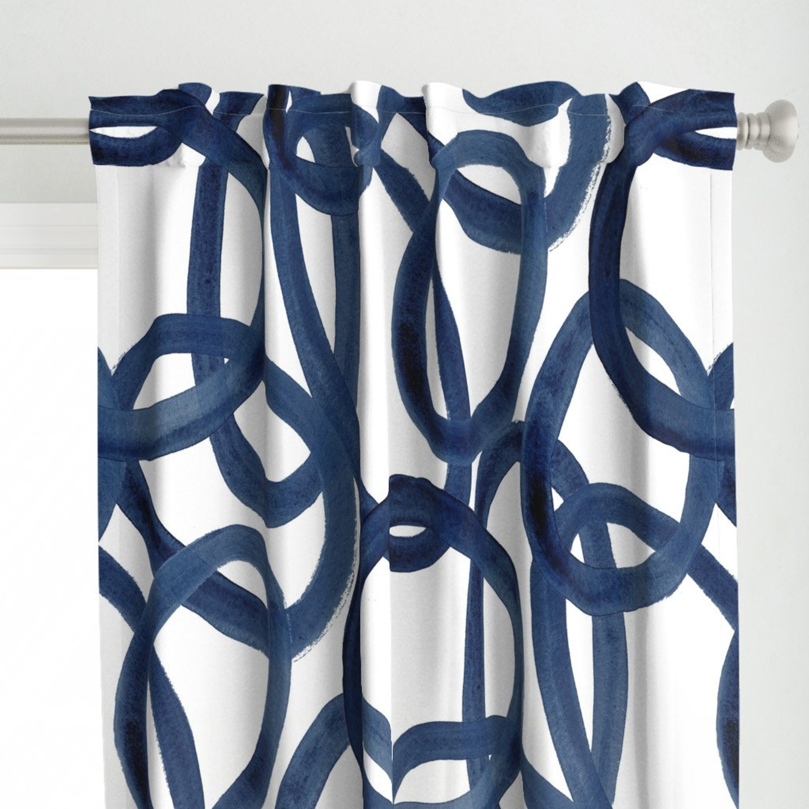 Graffiti Curtain Panel Extra Large Circles by Danika_herrick | Etsy