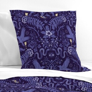 Dark Raven Bedding - Periwinkle Witch Garden by Misentangledvision ...