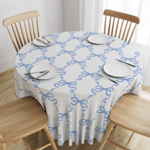 Rococo Bows Tablecloth - Large Ribbon Trellis by Danika_herrick ...