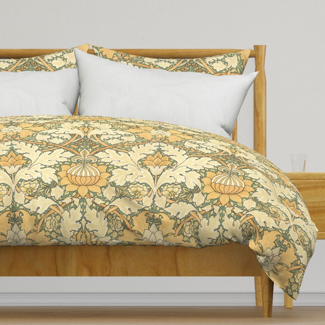 William Morris Bedding Growing Damask by Peacoquettedesigns Arts and ...