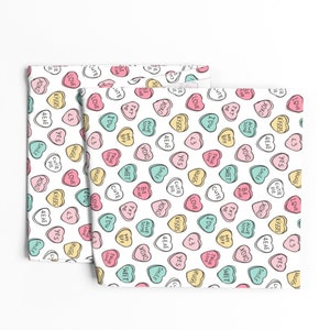 Candy Hearts Table Runner - Valentine Love by Caja_design - Valentines ...