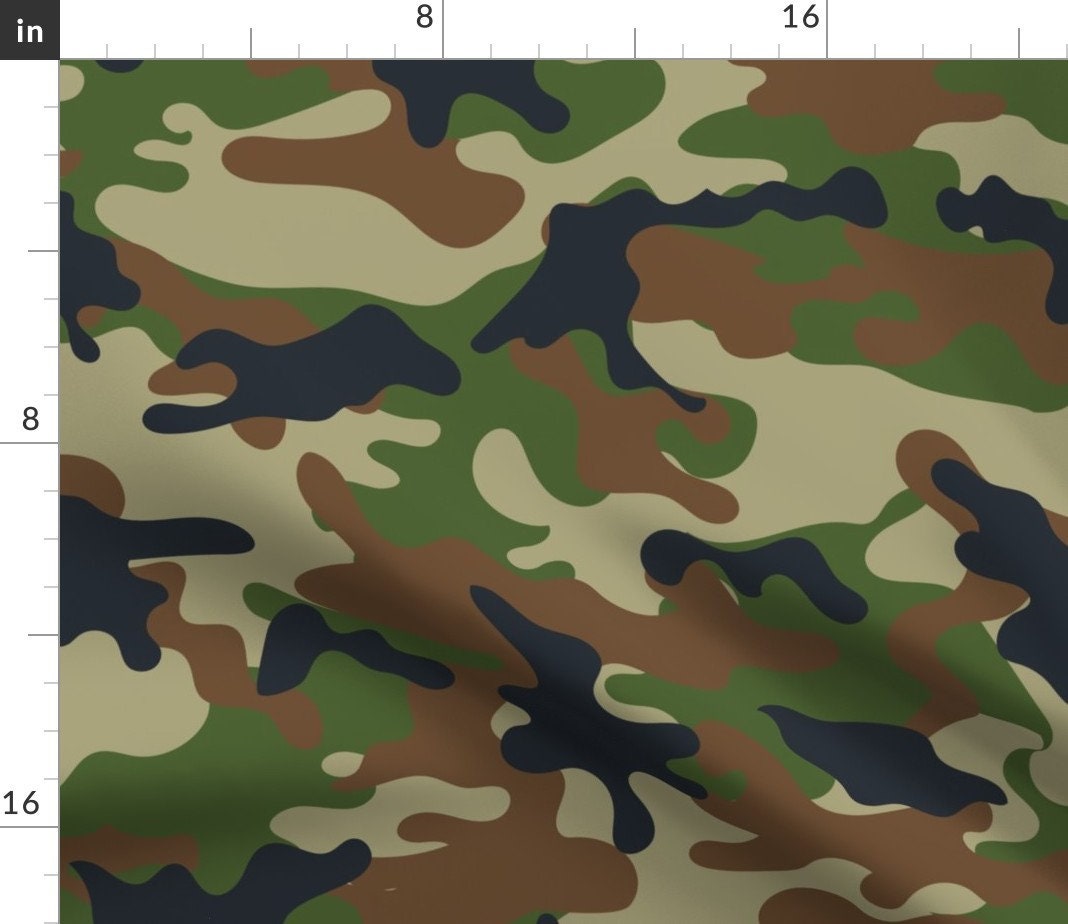 Camouflage Curtain Panel Woodland Camo Pattern by Artpics - Etsy
