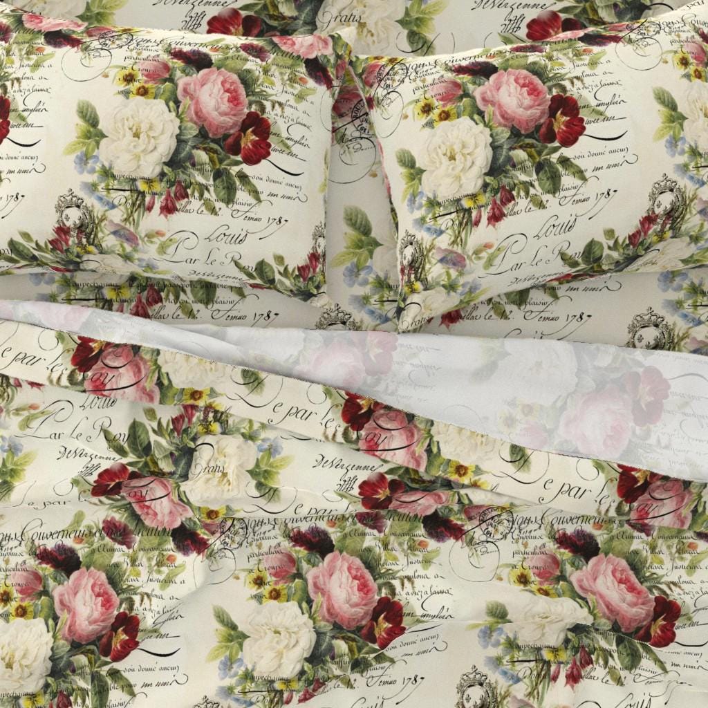 Vintage Roses Sheets - Rosey Document by Peagreengirl - Shabby Chic ...
