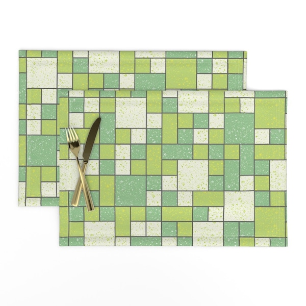 Lime Green Placemats - Etsy