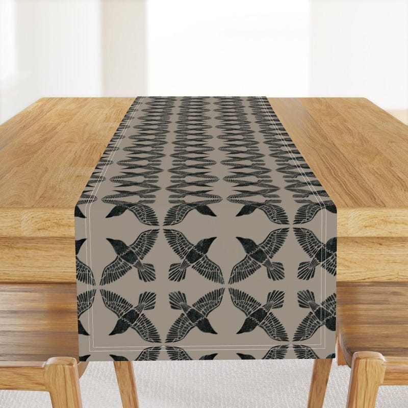 Table Runner Crow - Etsy