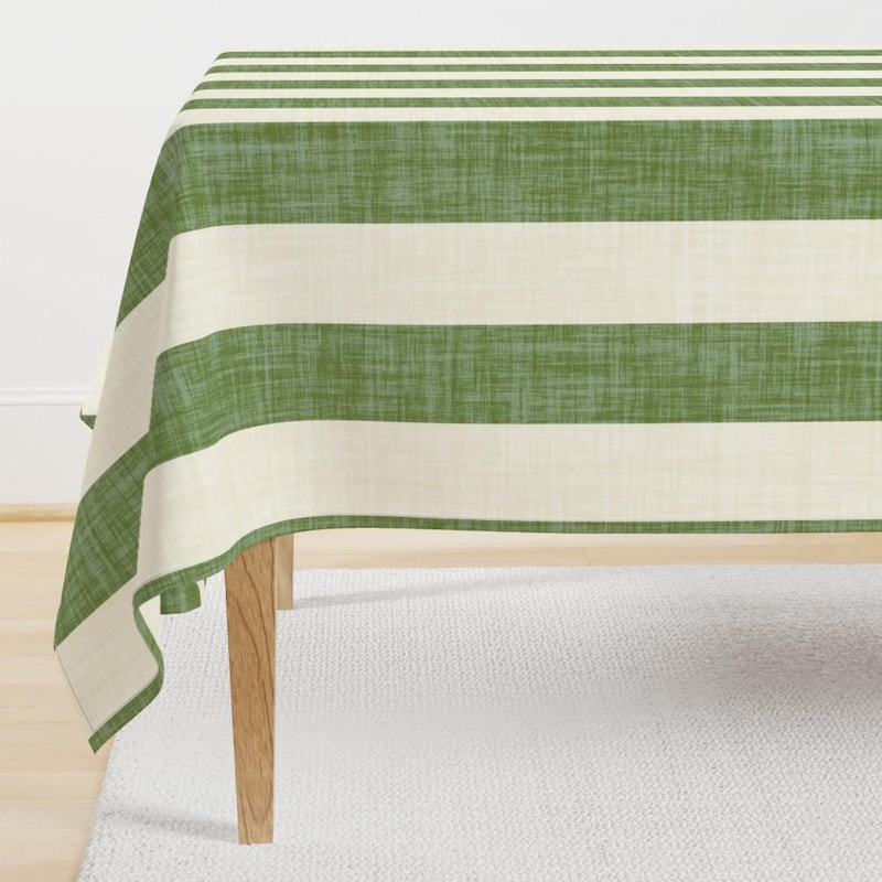 Striped Tablecloth - Etsy