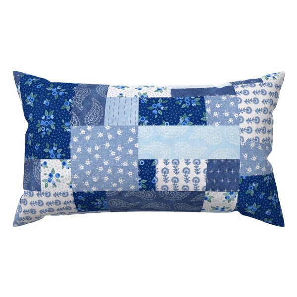 Patchwork Pillow - Etsy