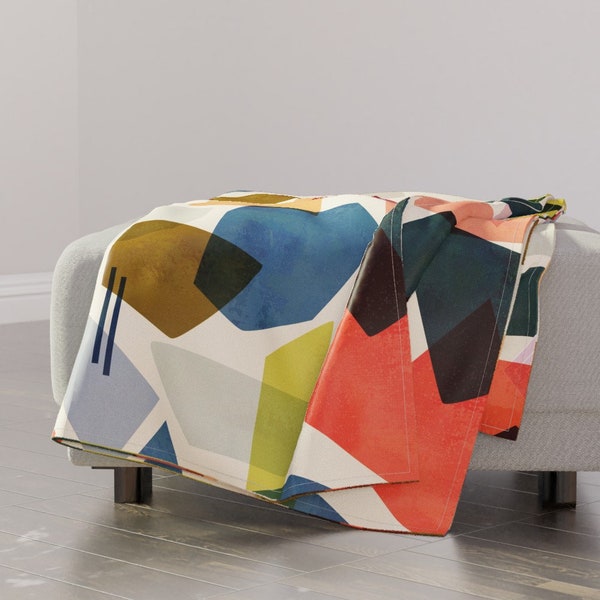 Geometric Blanket - Etsy