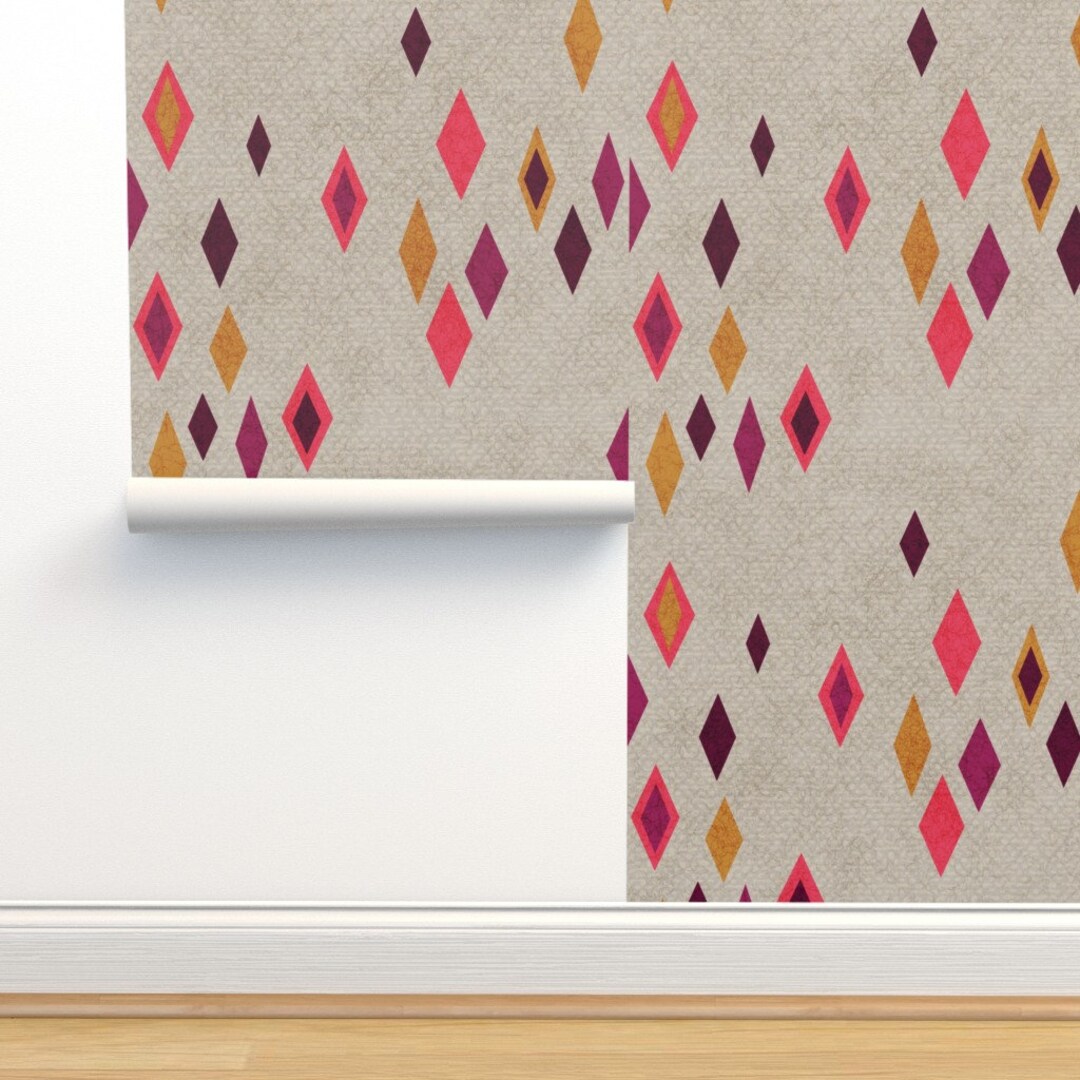 Mid Mod Stars Commercial Grade Wallpaper Shine Bright by - Etsy