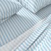 Baby Blue Stripe Sheets - Light Blue Stripe by Littlemisscrow - Pastel ...