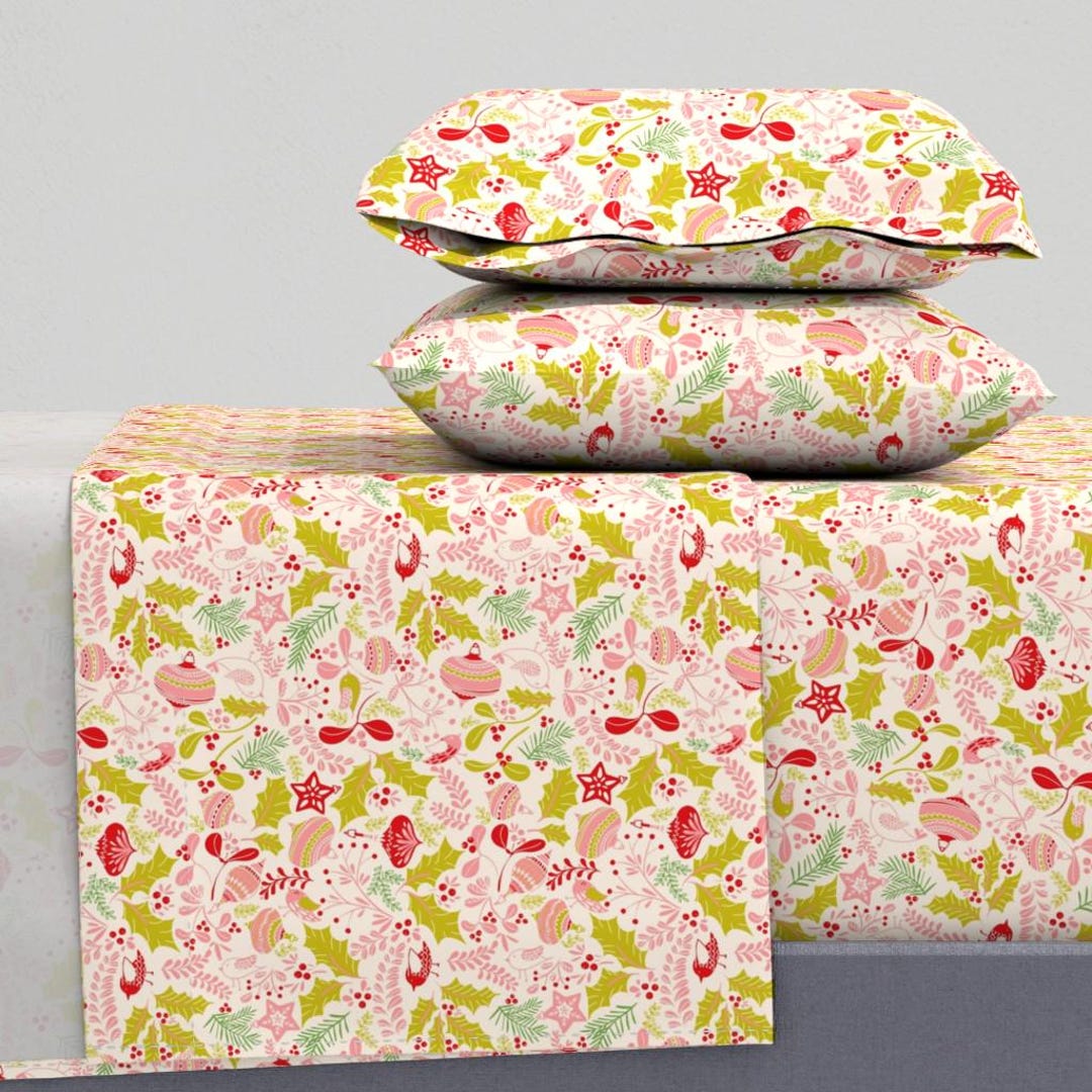 Ditsy Winter Sheets - Holiday Joy by Design_dannick - Holiday Christmas ...