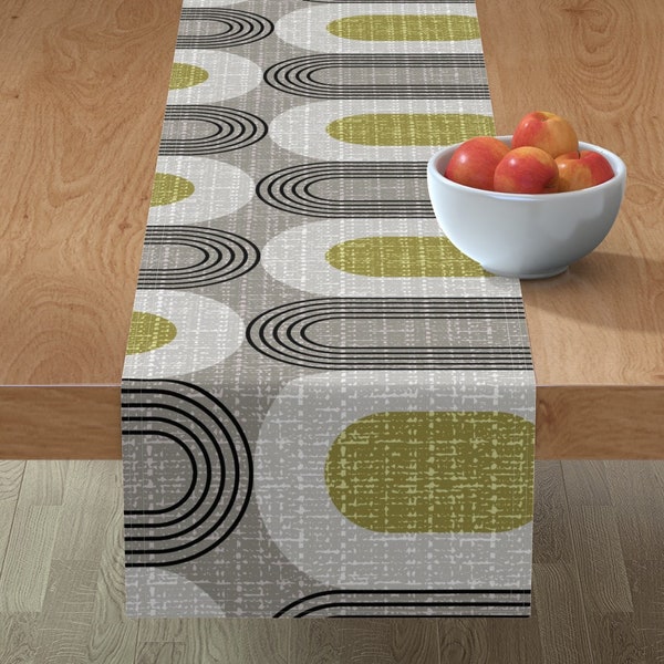 Modern Table Runner - Etsy