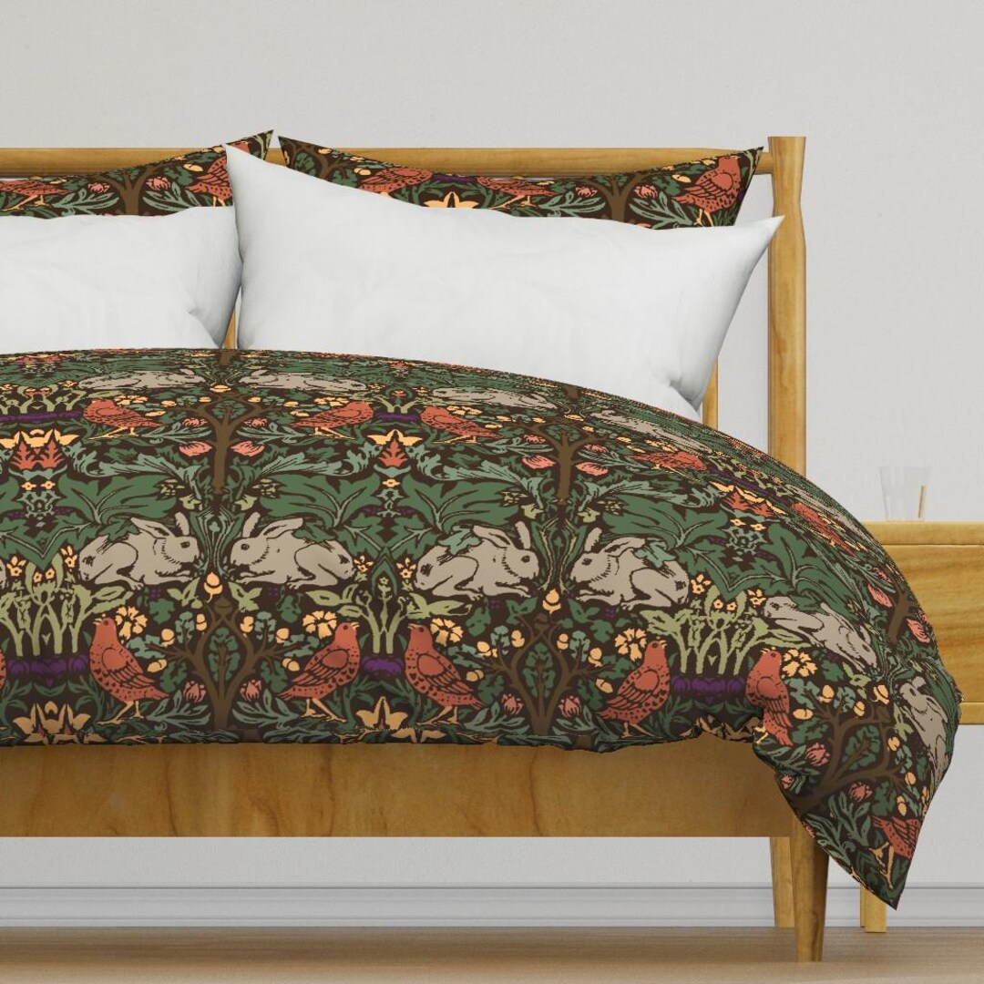 Vintage Bunnies Bedding Arts and Crafts Bunnies by Shellyturnerdesigns ...