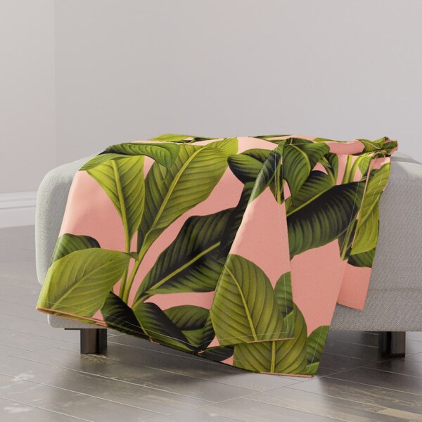 Leaf Throw Blanket - Etsy