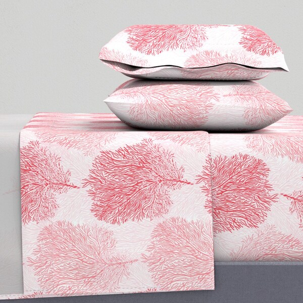 Coral Bedding - Etsy