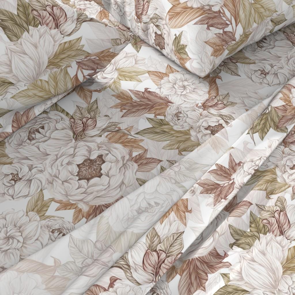 Romantic Floral Sheets - Romantic Sweet Peony by Smokeinthewoods ...