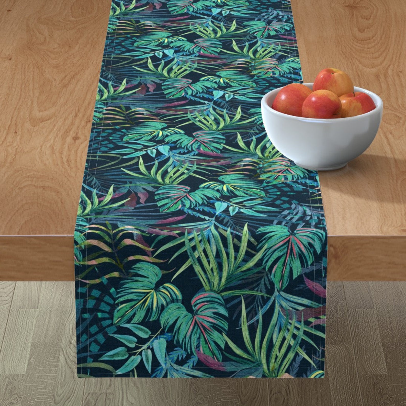 Hawaiian Tropical Table Runner In A Tropical Mood by | Etsy