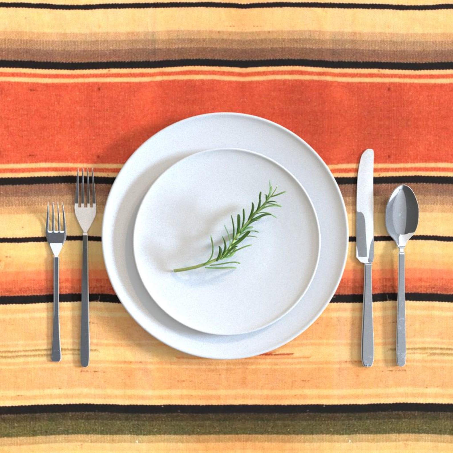 Western Rustic Tablecloth - Saltillo Stripe by Danuta_tomzynski ...