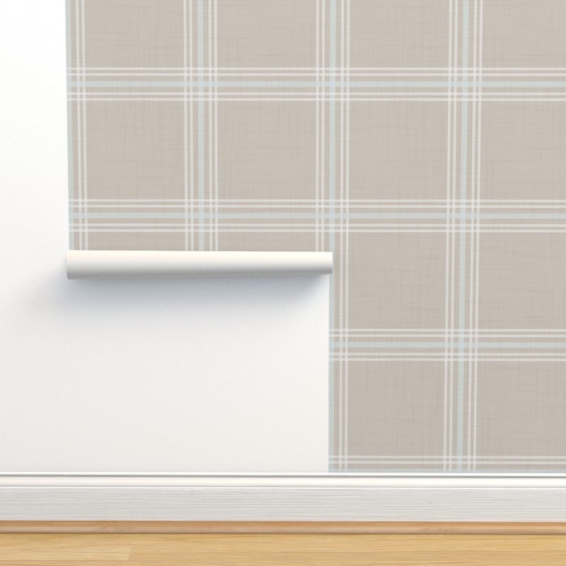 Plaid Wallpaper Light - Etsy