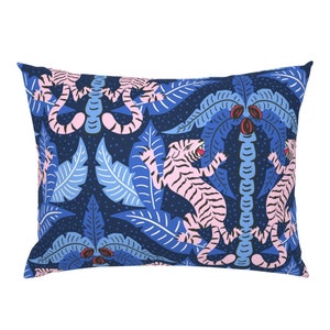 Maximalist Tiger Cotton Bedding Collection - Jungle Jewel Tones Bold ...