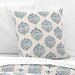 Periwinkle Bedding Handblock Medallion by Whitneyenglish Cornflower ...