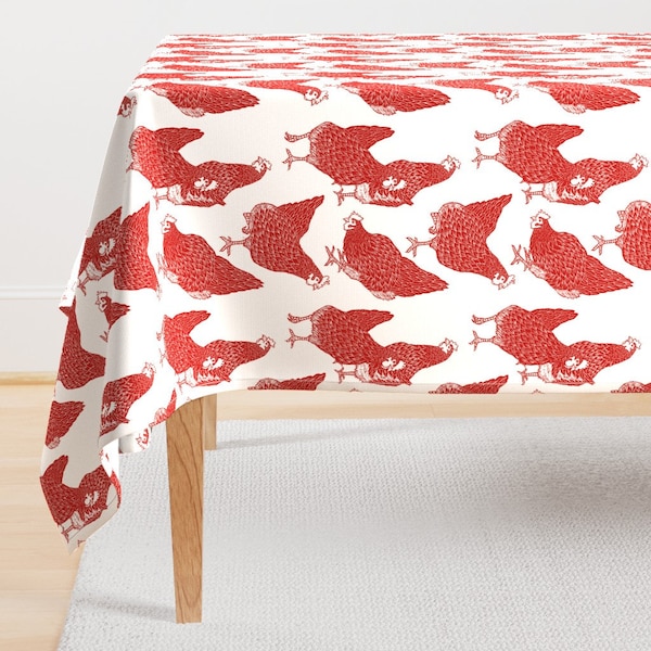 Rooster Tablecloth - Etsy