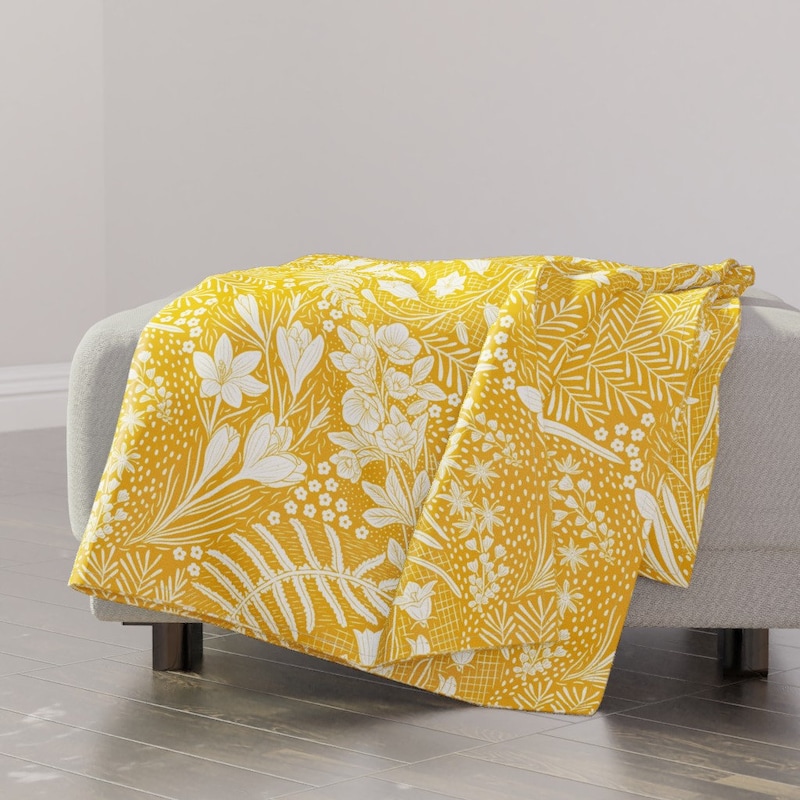 Yellow Blanket - Etsy