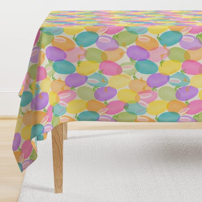 Easter Rabbit Tablecloth - Etsy