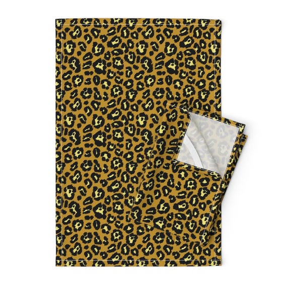 Animal print tea towels store